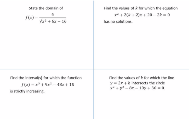 Integers – Starting Points Maths