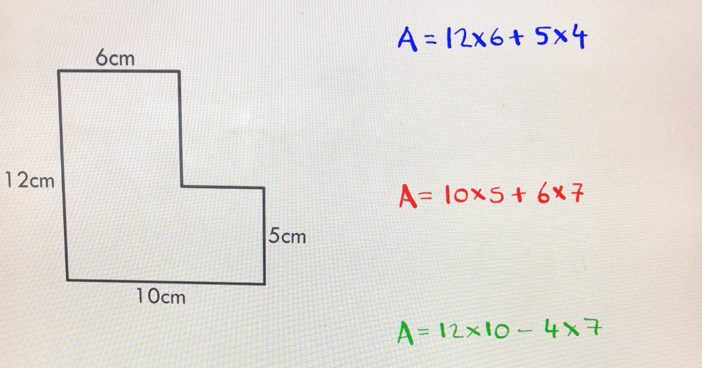 Area Strategies – Starting Points Maths