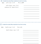 Scaffolded Trig Equations – Starting Points Maths